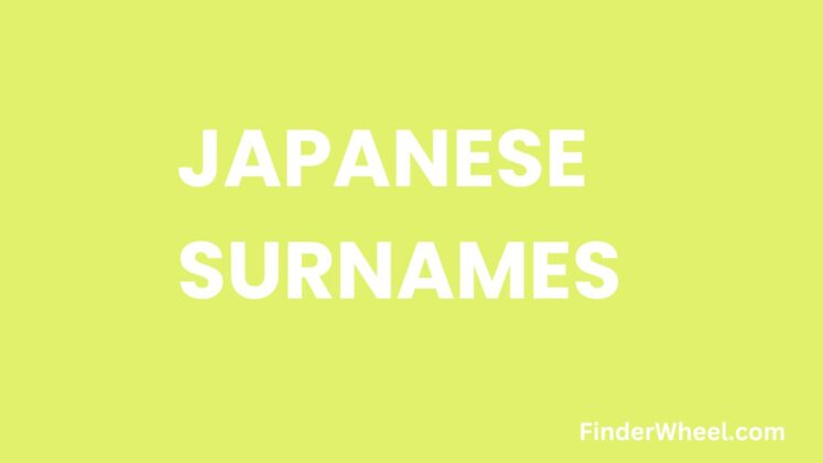 1000 Japanese Last Names or Surnames with Meanings