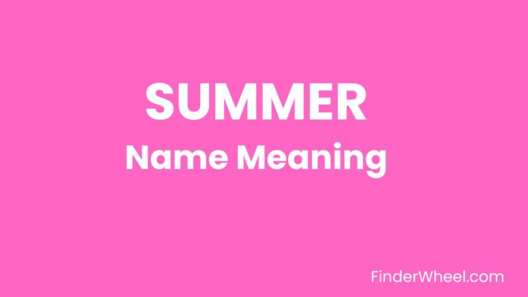 Summer Name Meaning, Origin, Popularity and Nicknames